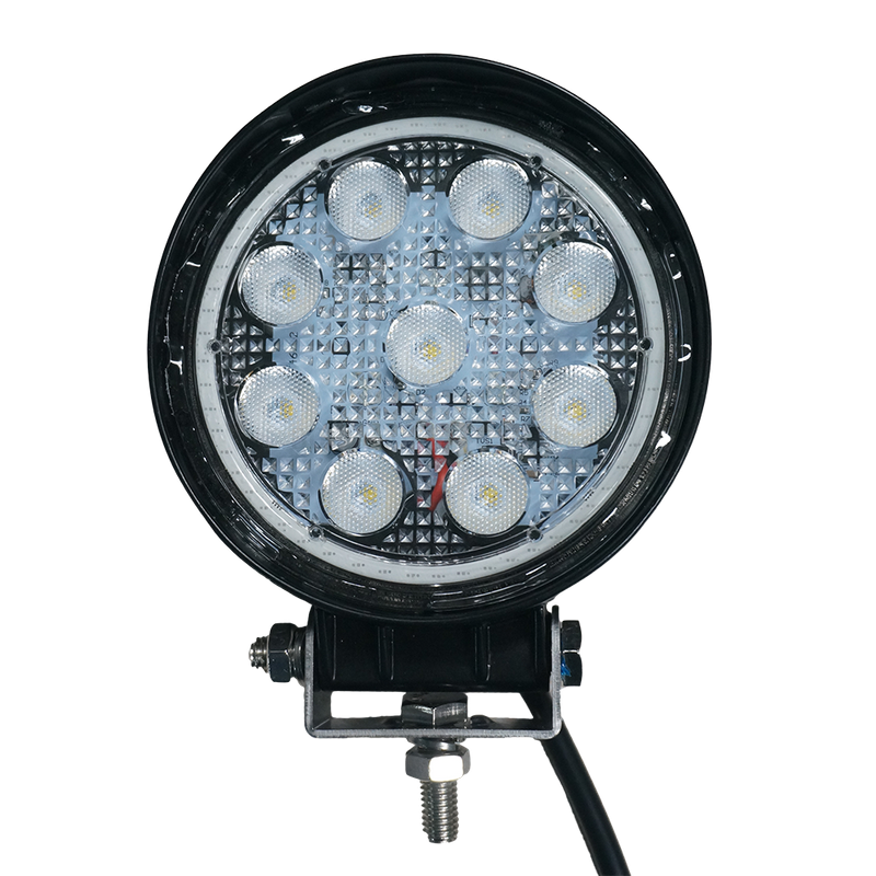 27W LED Work Light with round lighting ring